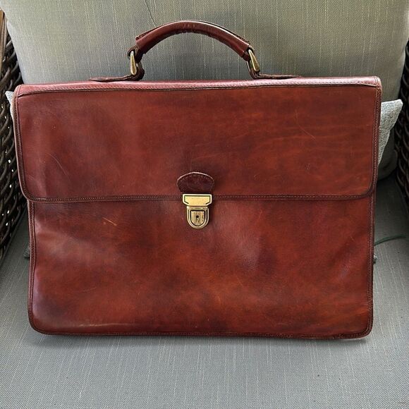 Bosca | Bags | Boscavintagebrowncognacleatherbriefcase | Poshmark